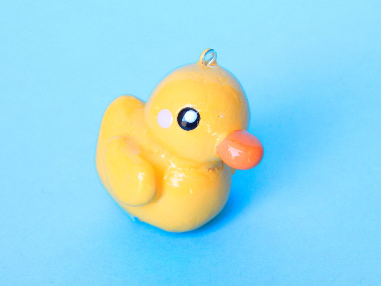 Polymer Clay Duck Charm Duck Charm Rubber Ducky Cute Polymer Clay Duck Charm Duck Charm Rubber Ducky Cute