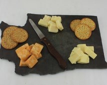 Unique slate cheese board related items | Etsy