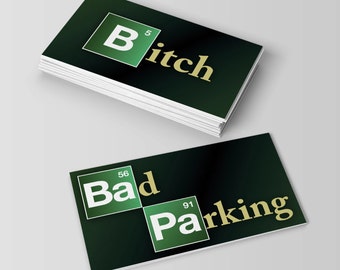 Bad parking cards | Etsy