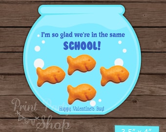 Fish bowl valentine | Etsy