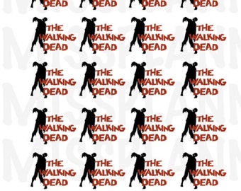 Unique walking dead sticker related items | Etsy