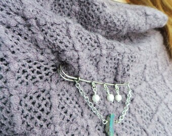 Wire Wrapping Shawl Pin Tutorial Spiral Pin Brooch Tutorial