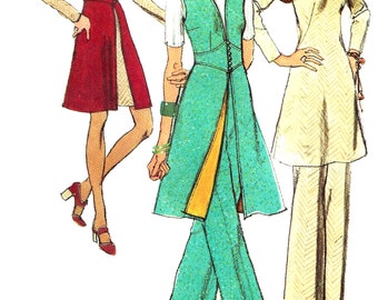 Long vest pattern | Etsy