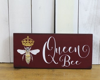 Queen bee sign | Etsy