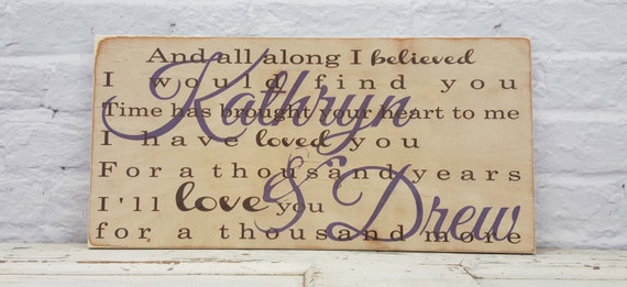 Items Similar To Personalized Wedding Sign I Haved Loved You For A