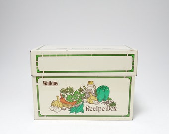 Vintage recipe box | Etsy