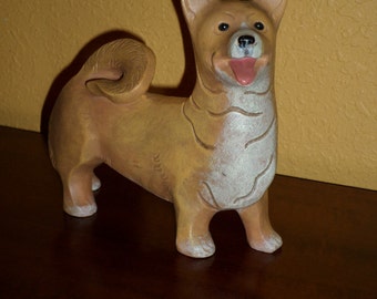 Resin dog statue | Etsy