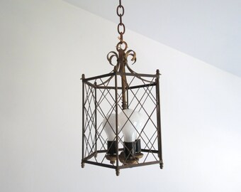 Unique rustic cage light related items | Etsy