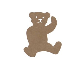 Teddy bear cut out | Etsy