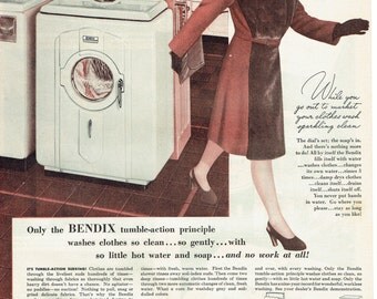 Washing machine ad | Etsy