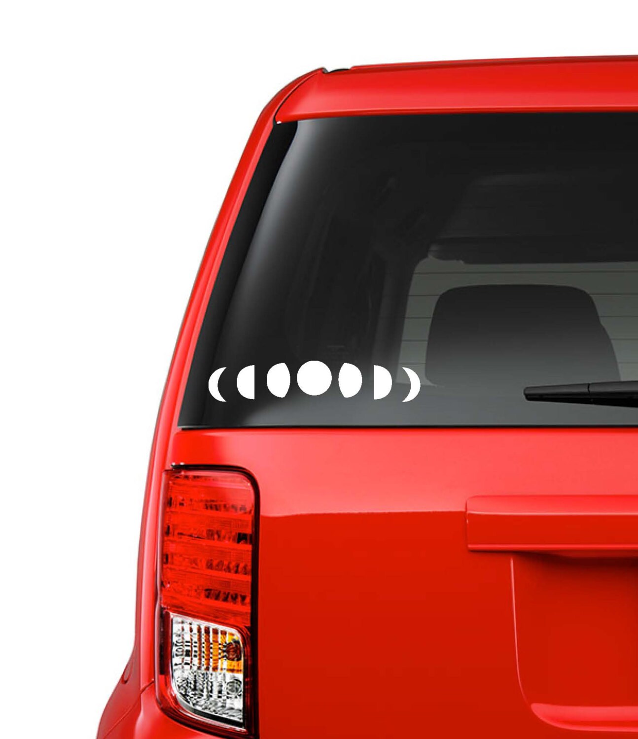Moon Phases Car Decal // Laptop Decal // Vinyl Decal // Moon