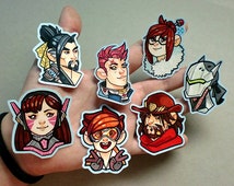 Unique overwatch sticker related items | Etsy