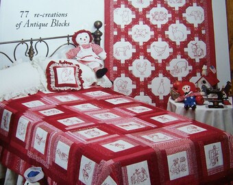 Vintage redwork | Etsy