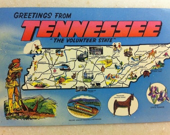 Tennessee postcards | Etsy