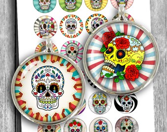 Sugar skull template | Etsy