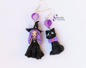 Polymer clay witch | Etsy
