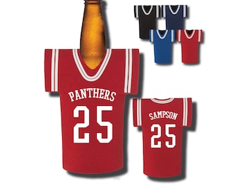 Football beer koozie | Etsy