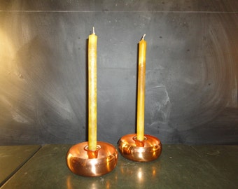Copper candle holder | Etsy