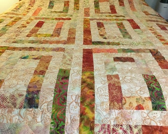 Batik quilt | Etsy