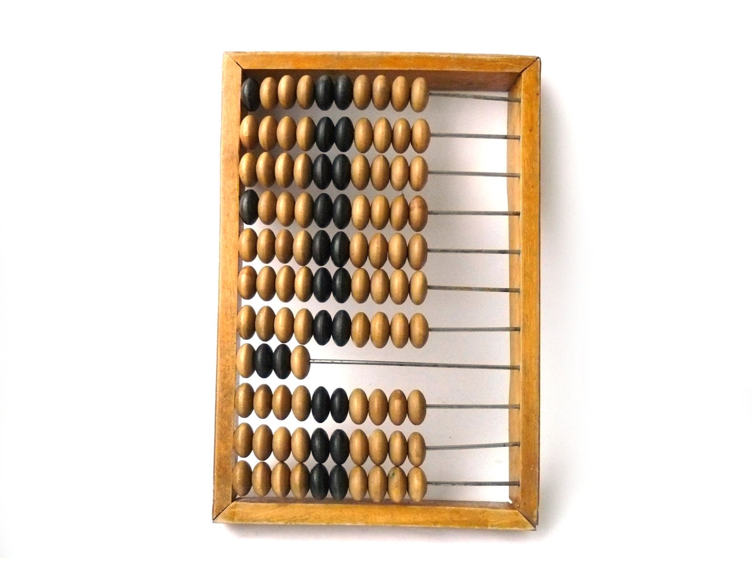 abacus of giant Big Vintage wooden abacus Large by nostalgishop