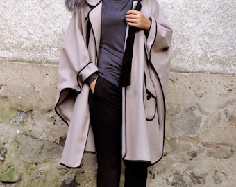 Hooded poncho | Etsy