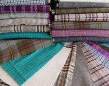 Unique tweed patchwork related items | Etsy