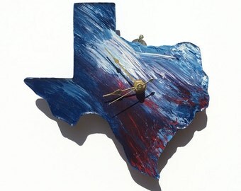 Texas clock | Etsy