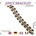 Joyce bracelet pattern tutorial from Arcos and Minos beads