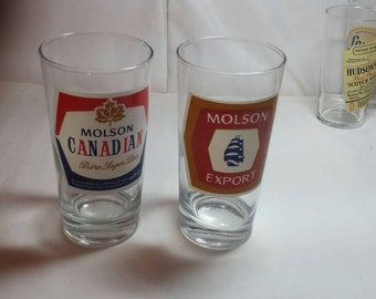 Items similar to Molson Canadian 12oz. Glass Bottle Night Light on Etsy