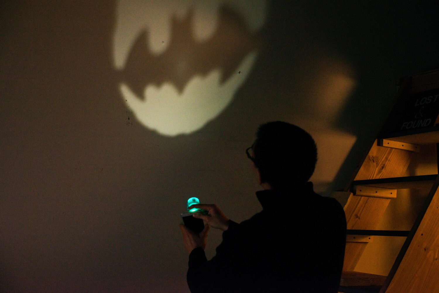 3d printed IPhone/Android Batman Spotlight Father's Day