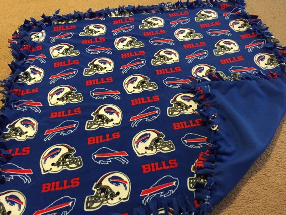 NFL Buffalo Bills Hand Tied Fleece Blanket