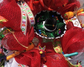 Mexican wreath | Etsy