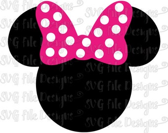 Articles uniques correspondant à minnie silhouette | Etsy