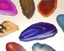 Popular items for agate knobs on Etsy