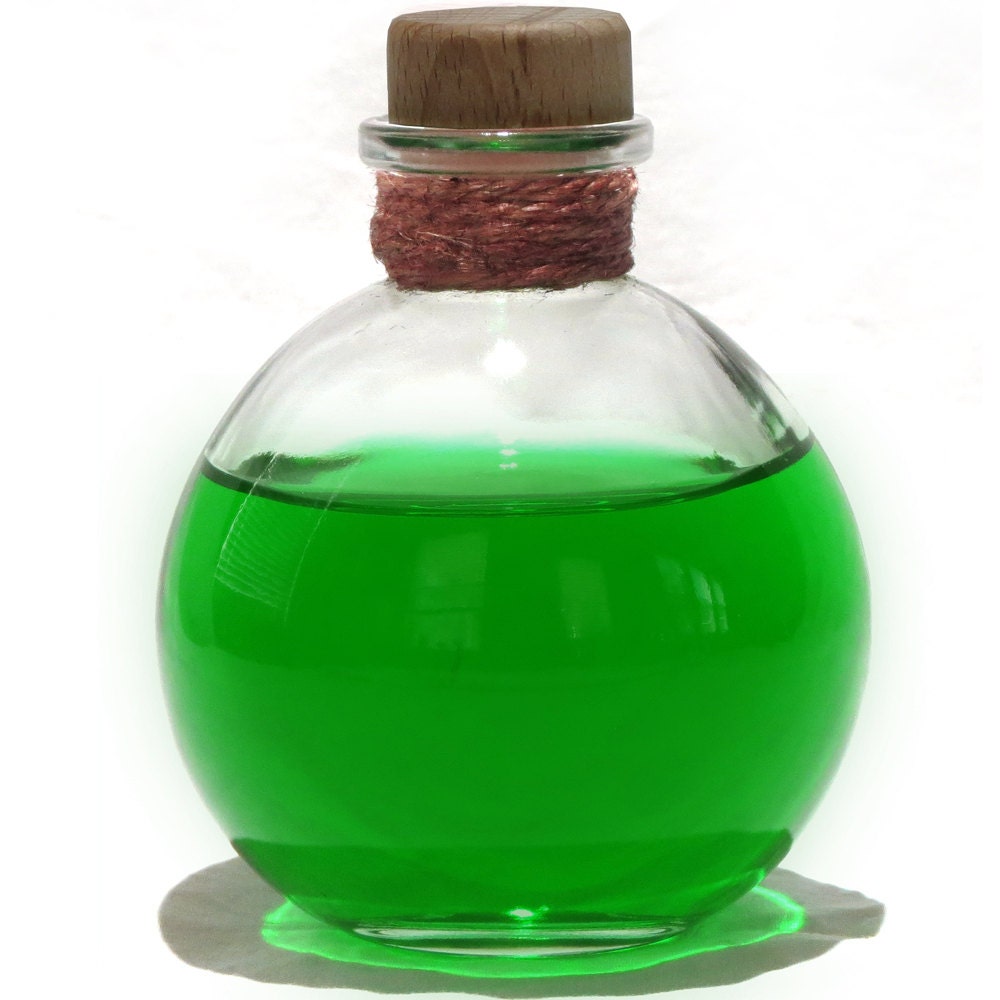 Large Magic Potion Kit Decorative Round Glass by WTBpotions
