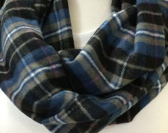 Items similar to Flannel Infinity Scarf Men Women or Teens on Etsy