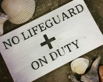 Lifeguard signs | Etsy