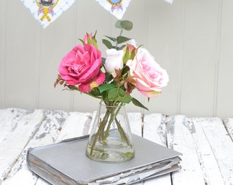 Pink rose bouquet | Etsy