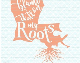 Minnesota Blame It All On My Roots svg State by HomeberriesSVG