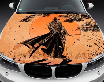 Samurai decal | Etsy