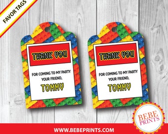 Lego name tags | Etsy