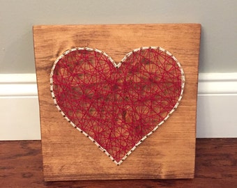 String art heart | Etsy