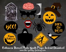 Unique halloween photobooth related items | Etsy