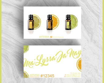 Doterra business cards | Etsy