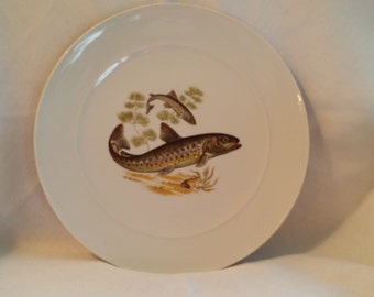 Items similar to fishy fish Dinner Plate - "coraline" on Etsy