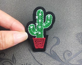 Cactus applique | Etsy