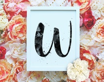 Popular items for monogram letter w on Etsy