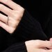 double finger band ring adjustable ring minimal by Lessaremore
