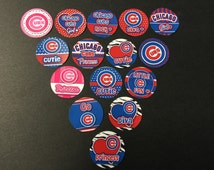 Unique chicago cubs hair related items | Etsy