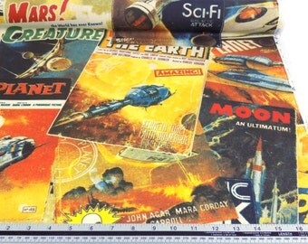 Sci fi fabric | Etsy